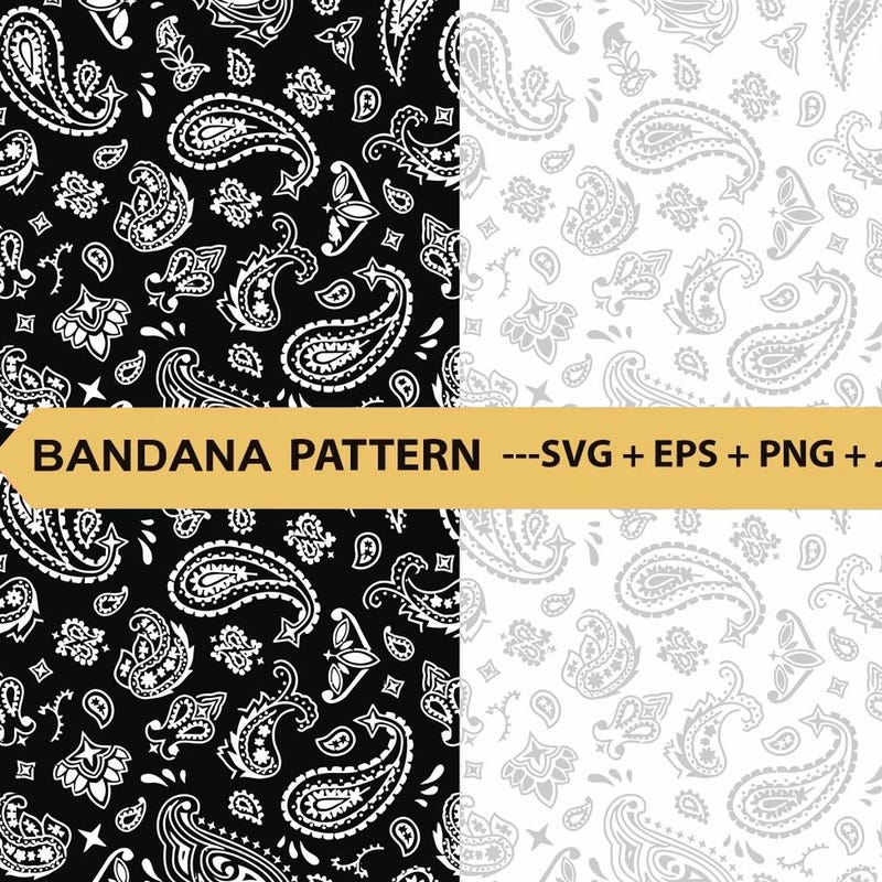 Bandana Paisley Patterns - Etsy