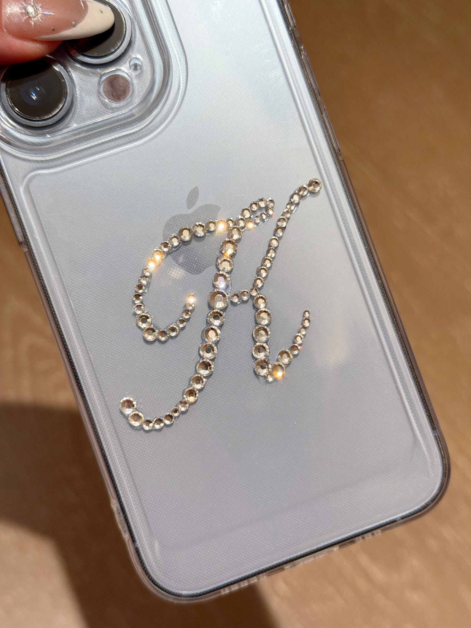 Personalized Swarovski Initial iPhone Case: Handmade Bling Gift - Etsy