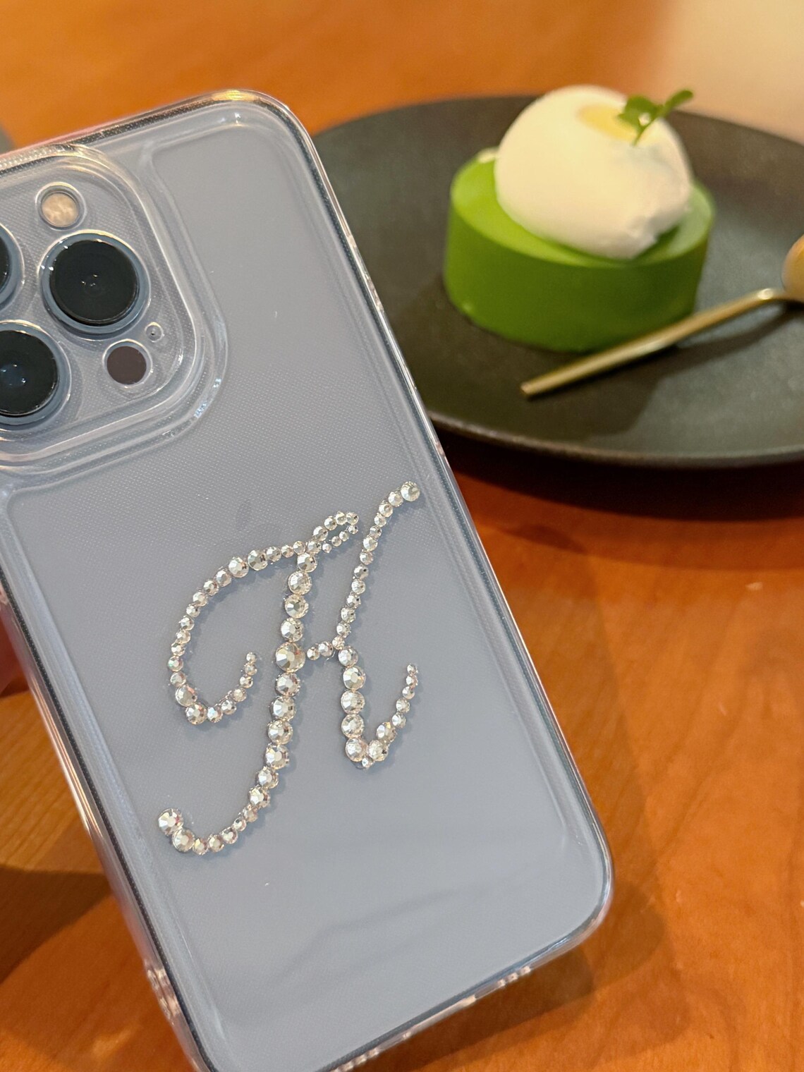 Personalized Swarovski Initial iPhone Case: Handmade Bling Gift - Etsy