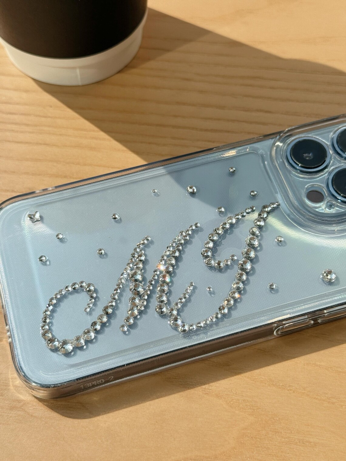 Swarovski Rhinestone Monogram Phone Case: Personalized Initial Bling - Etsy