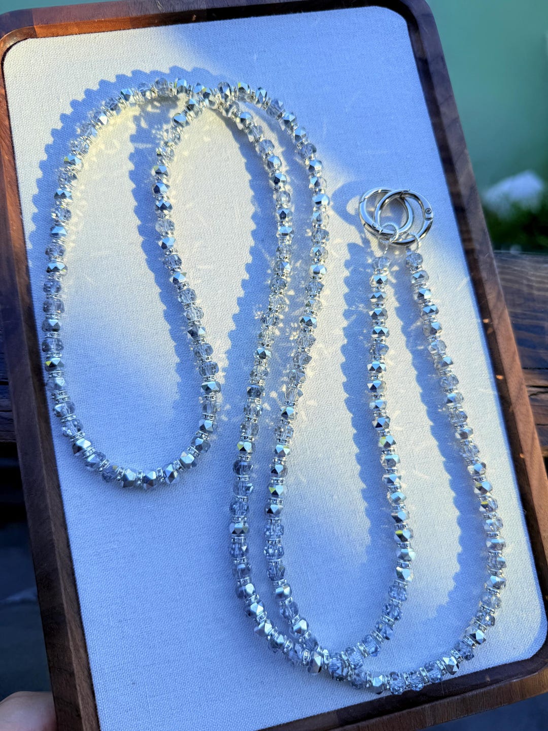 Crystal Crossbody Phone Chain: Anti-theft Lanyard With Rhinestone Beads ...