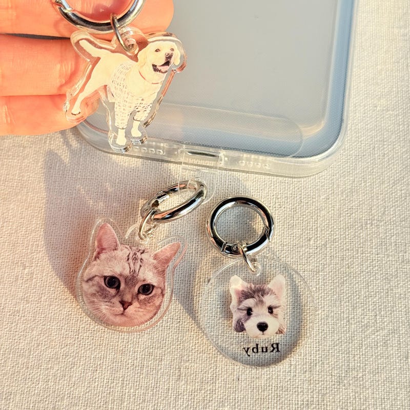 Custom Cat Phone Chain - Etsy UK