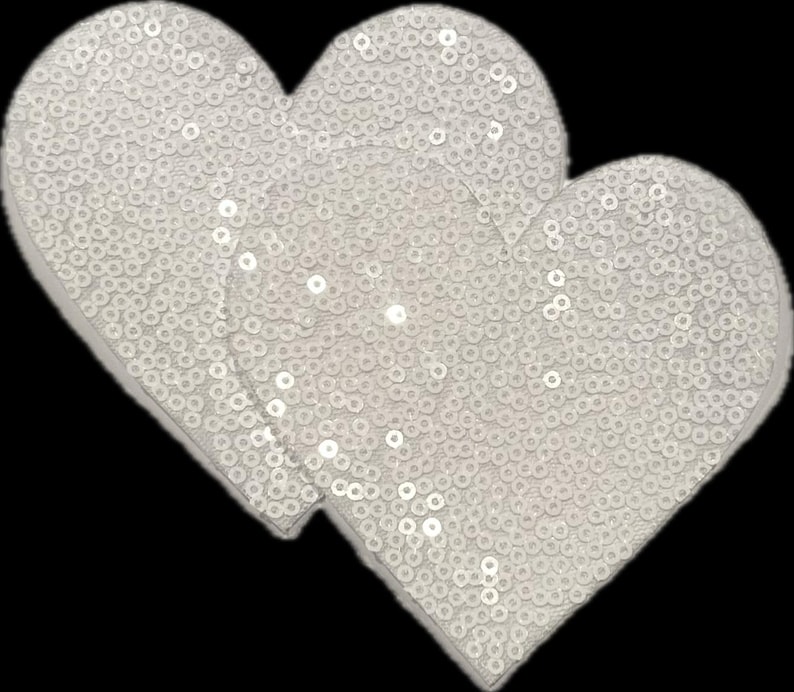 Easy Iron-on White Sequin Elbow Patches - Etsy