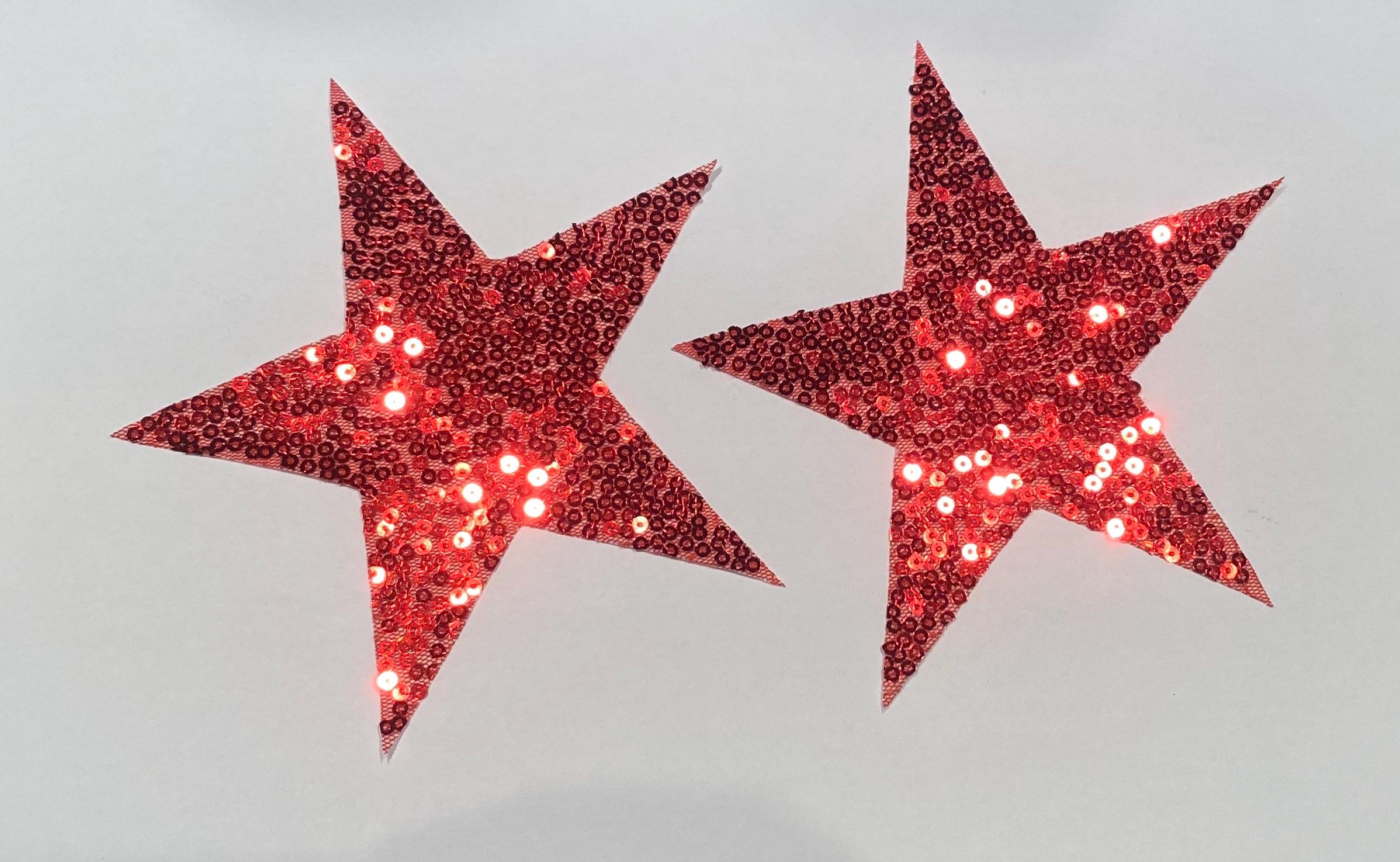 Easy Iron-on Sparkly Sequin Star Elbow Patches - Etsy