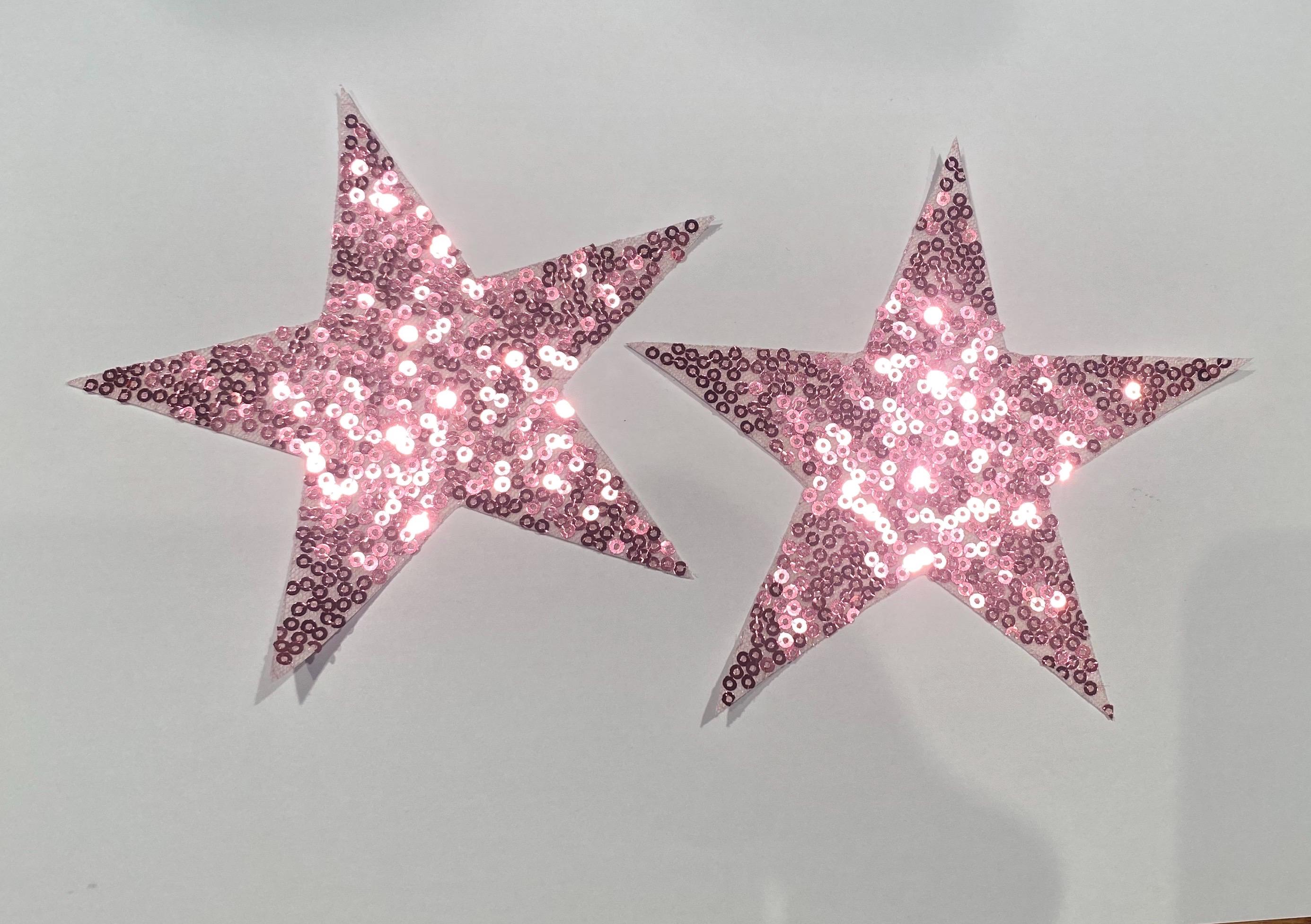 Easy Iron-on Sparkly Sequin Star Elbow Patches - Etsy