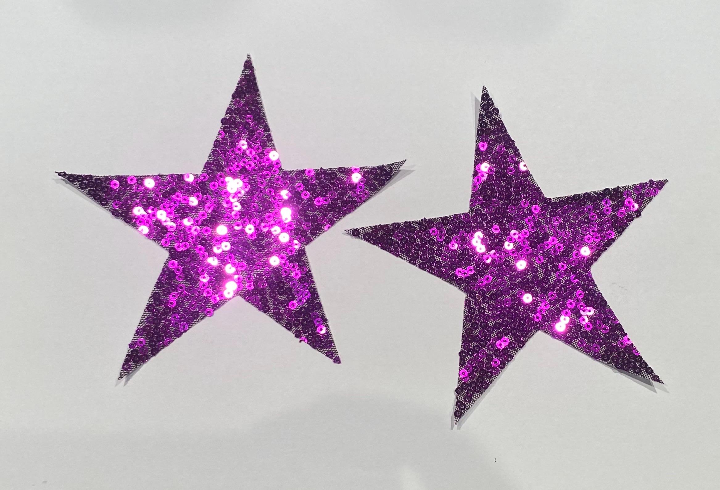 Easy Iron-on Sparkly Sequin Star Elbow Patches - Etsy