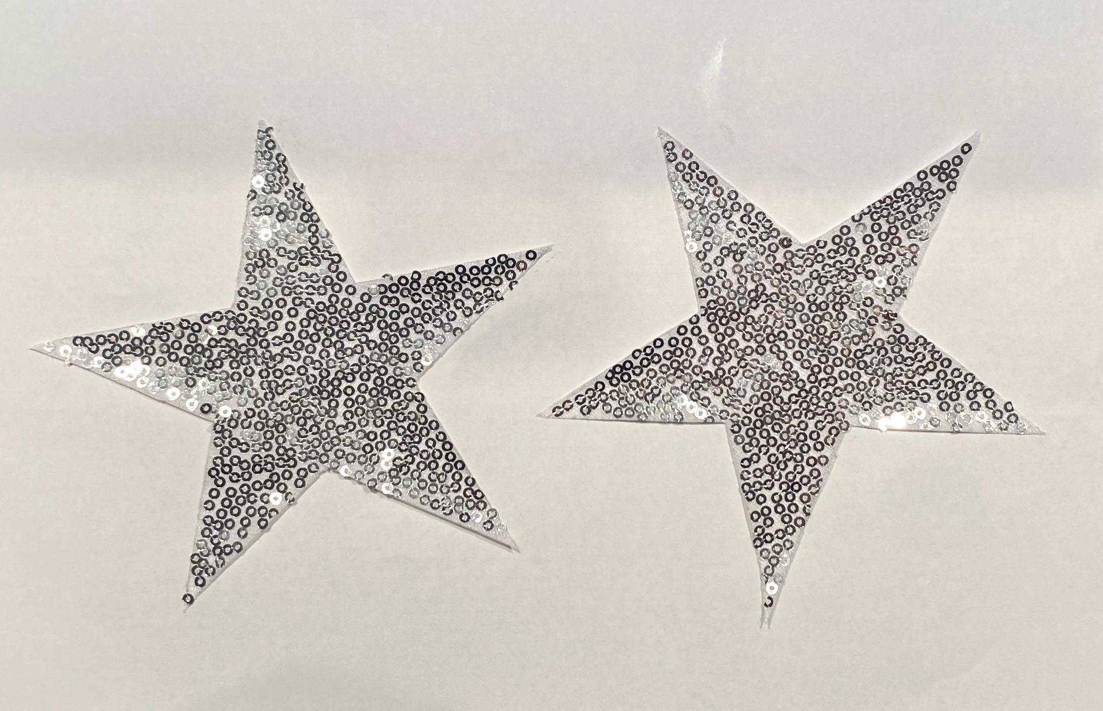 Easy Iron-on Sparkly Sequin Star Elbow Patches - Etsy