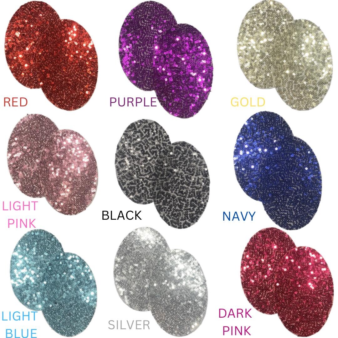 Easy Iron-on Sparkly Sequin Elbow Patches - Etsy