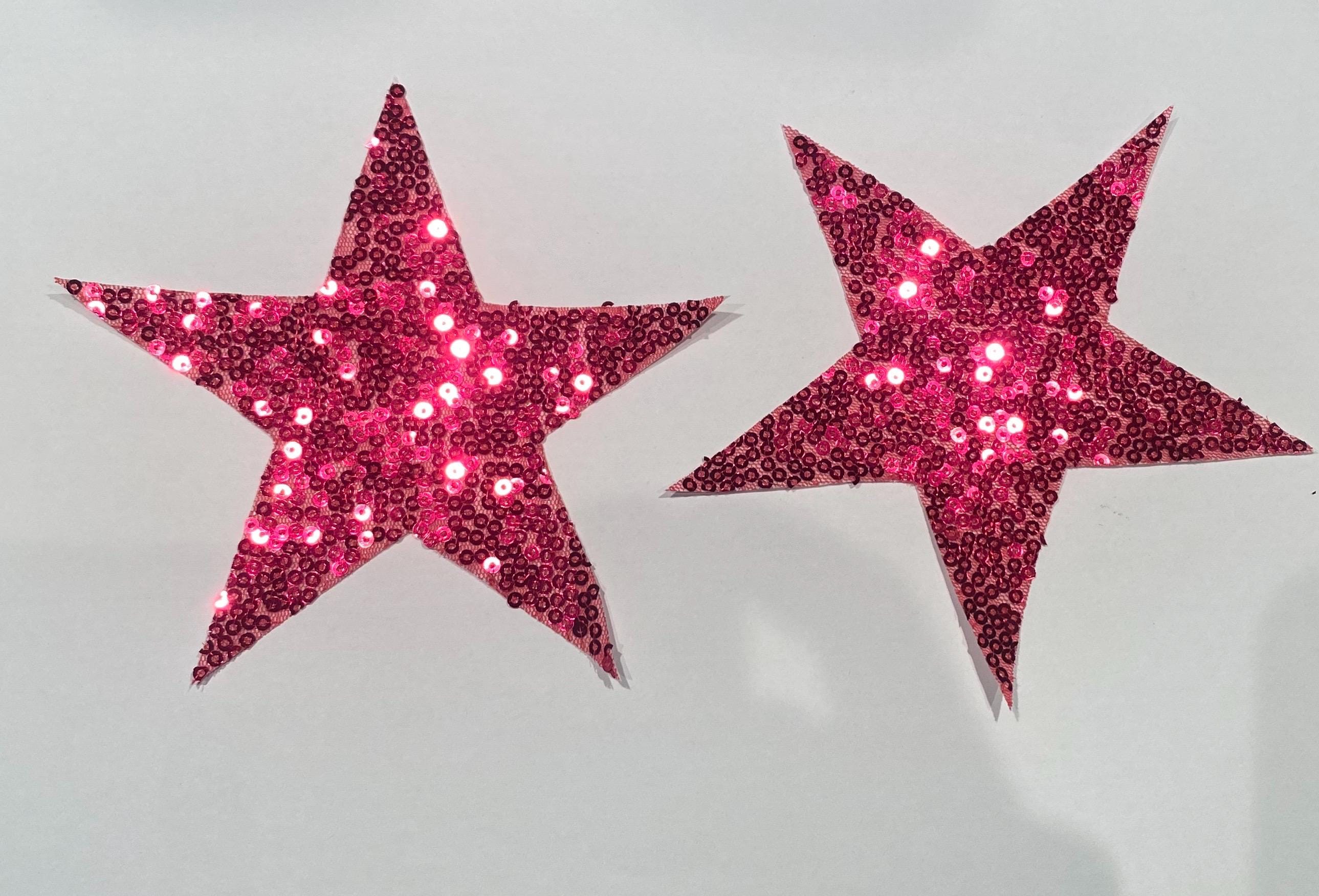 Easy Iron-on Sparkly Sequin Star Elbow Patches - Etsy
