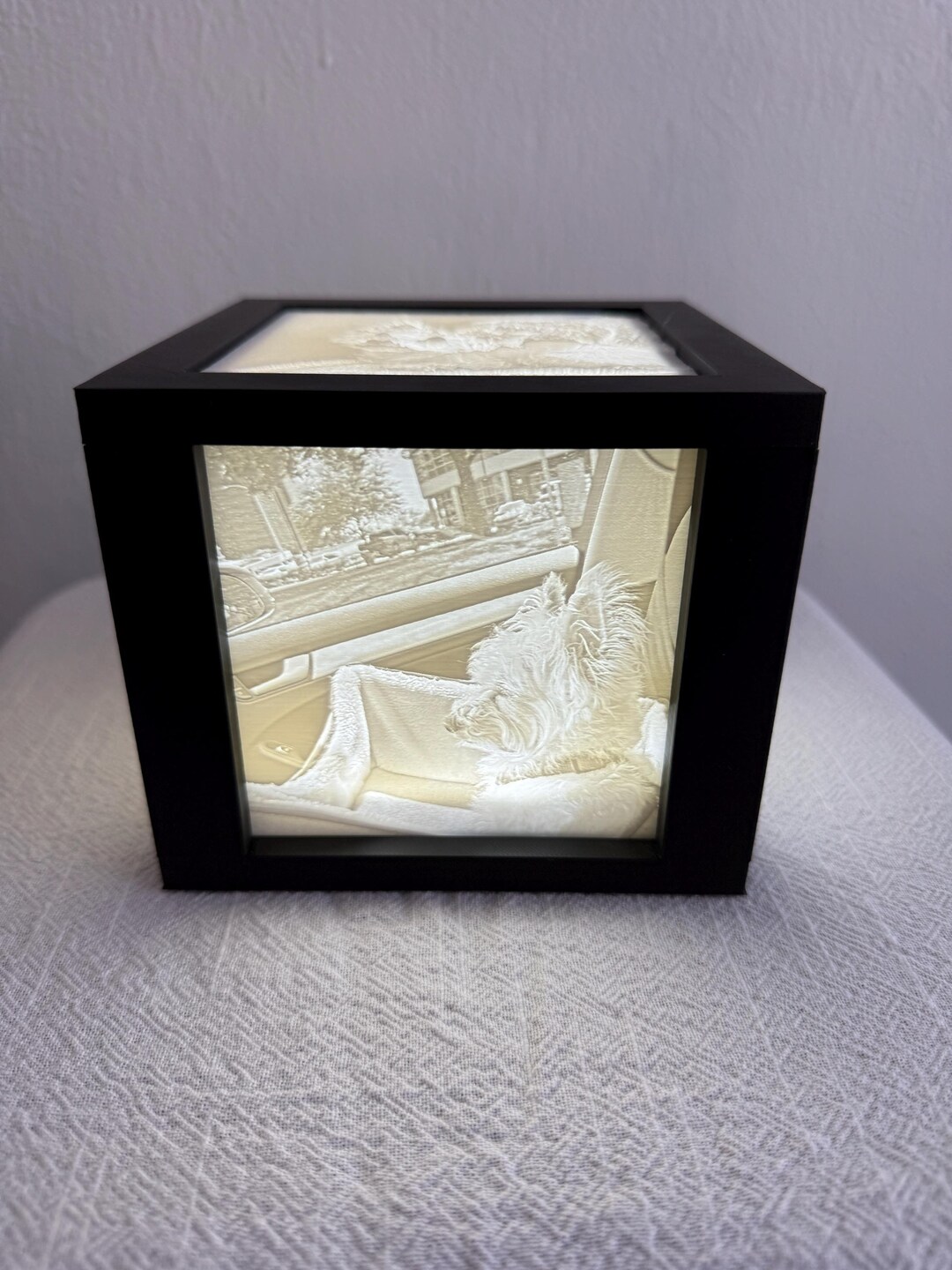 5 Picture Lithophane Cube With Bright LED Lights & Switch - Etsy