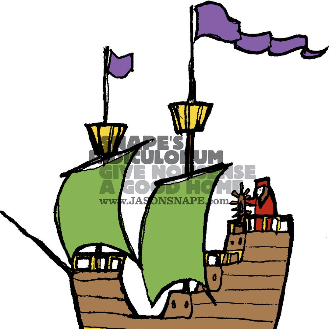 Magellan – 8x10 Hand-drawn, Illustrated Print - Etsy