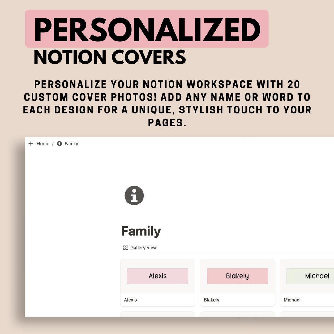 Personalized Notion Cover Photo Pack 20 Customizable Designs With Any ...