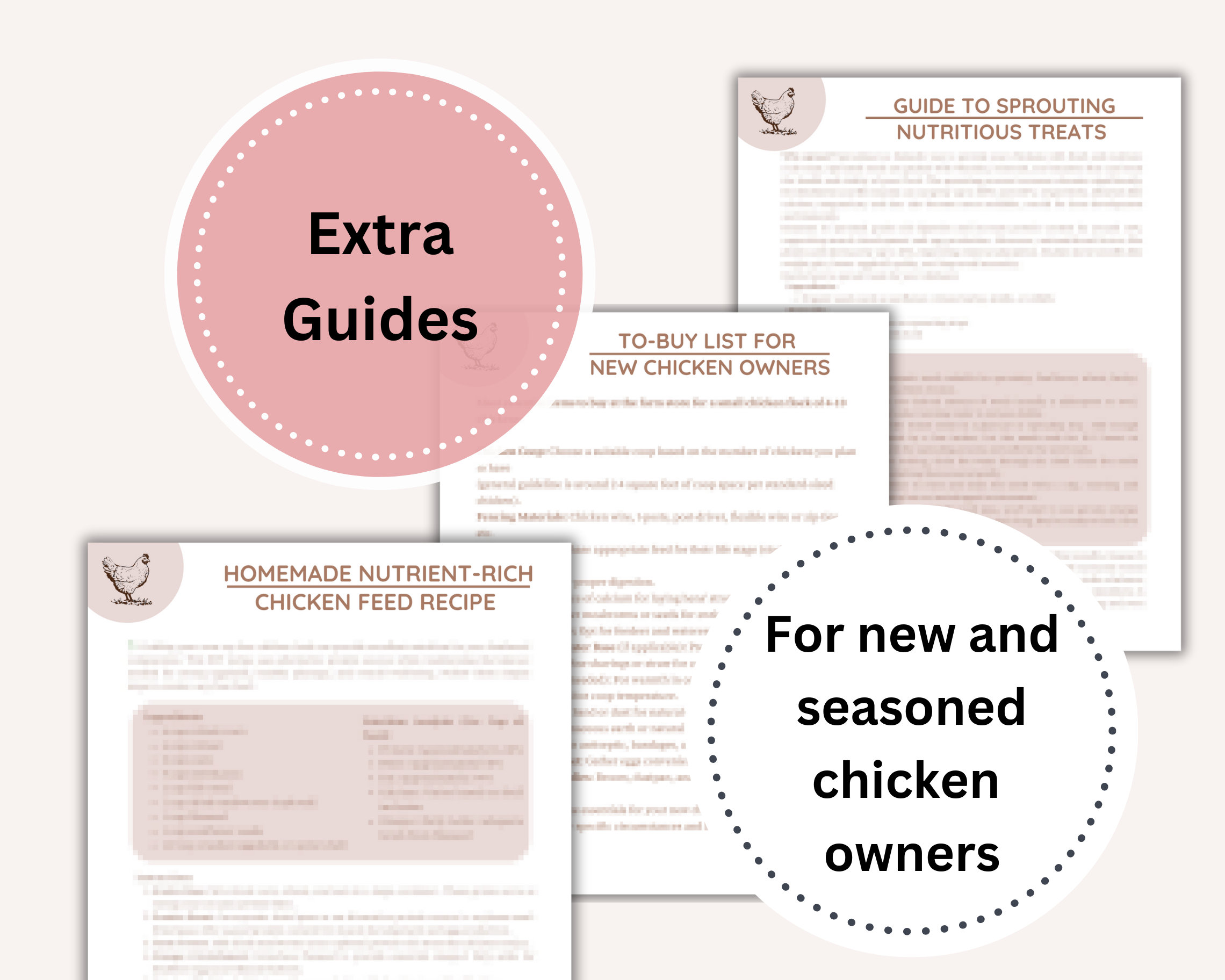 Raising Chickens Guide+egg Trackers Management Journal, Printable PDF ...