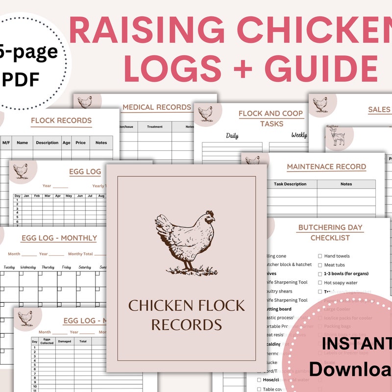 Homestead Chicken Guide - Etsy