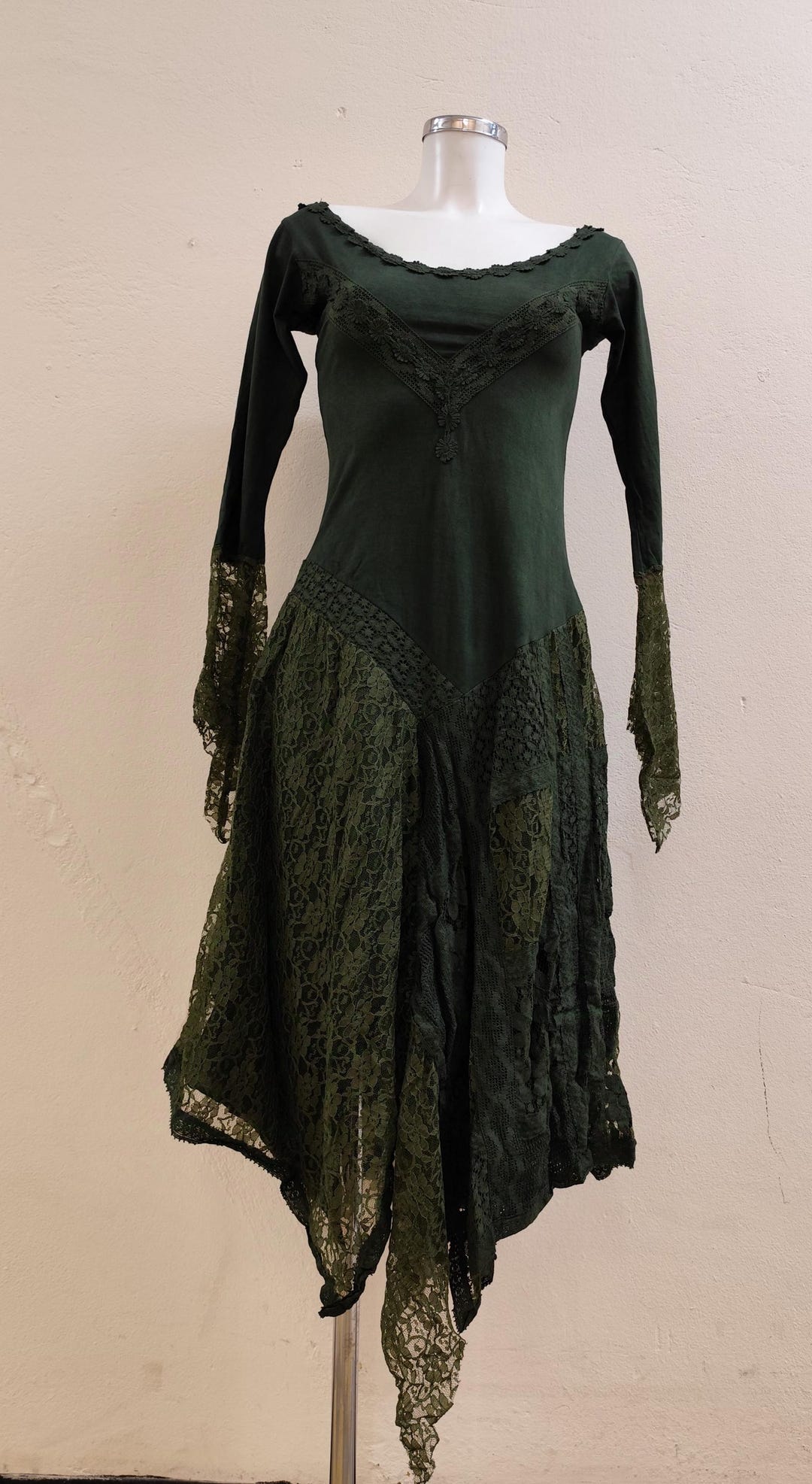 Gypsy Dress, Steampunk Dress, Fairy Dress, Elf Dress, Victorian Dress ...