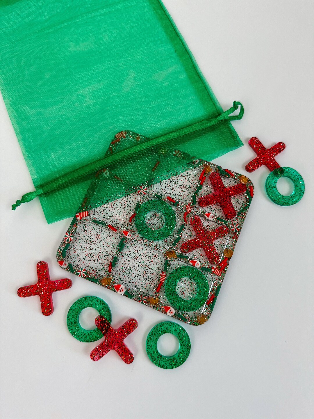 Tic Tac Toe Game | CUSTOMIZABLE | Elf on the Shelf | Stocking Stuffer ...