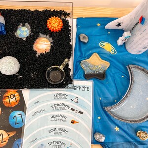 Resin Moon for Space Themed Sensory Play | Galaxy Sensory Play ...