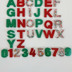 MERRY CHRISTMAS Resin Alphabet and Numbers Sets, Party Favor, Sensory ...