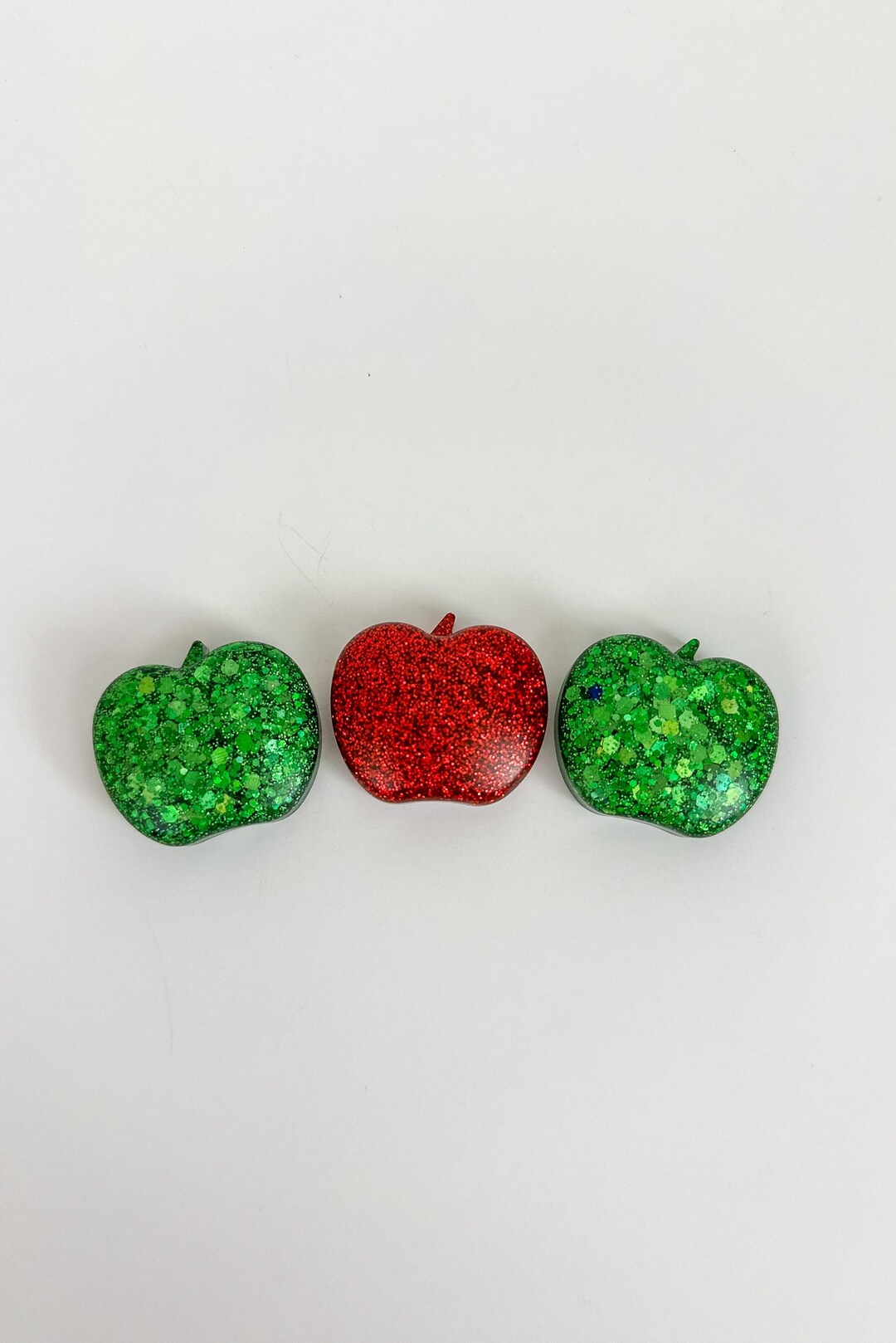 Handcrafted Resin Apple Counters for Sensory Play | Personalized | Kids ...