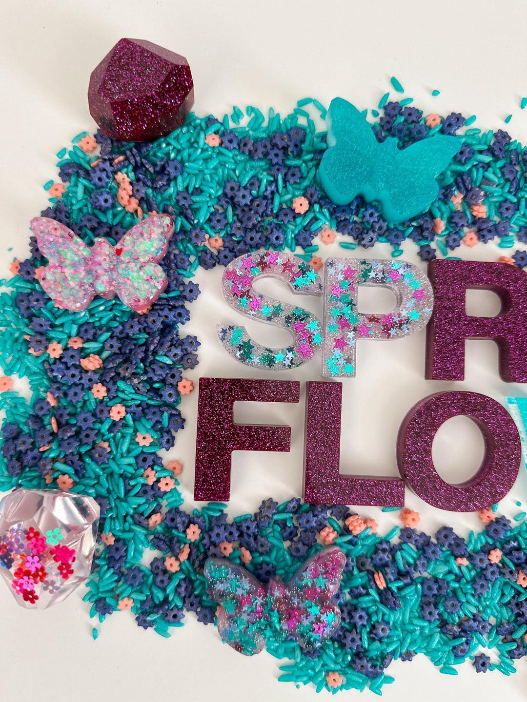 Spring Flowers Sensory Bin Filler | Colorful | Preschool | Easter ...
