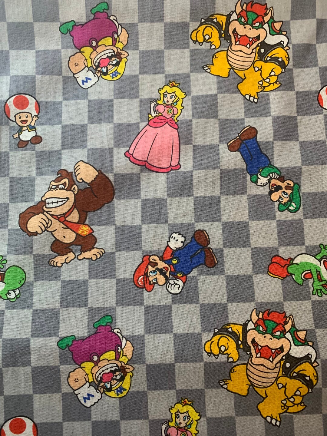 Super Mario Bros Luigi Gray Nintendo Game Ear Saver Scrub Cap Men Women ...