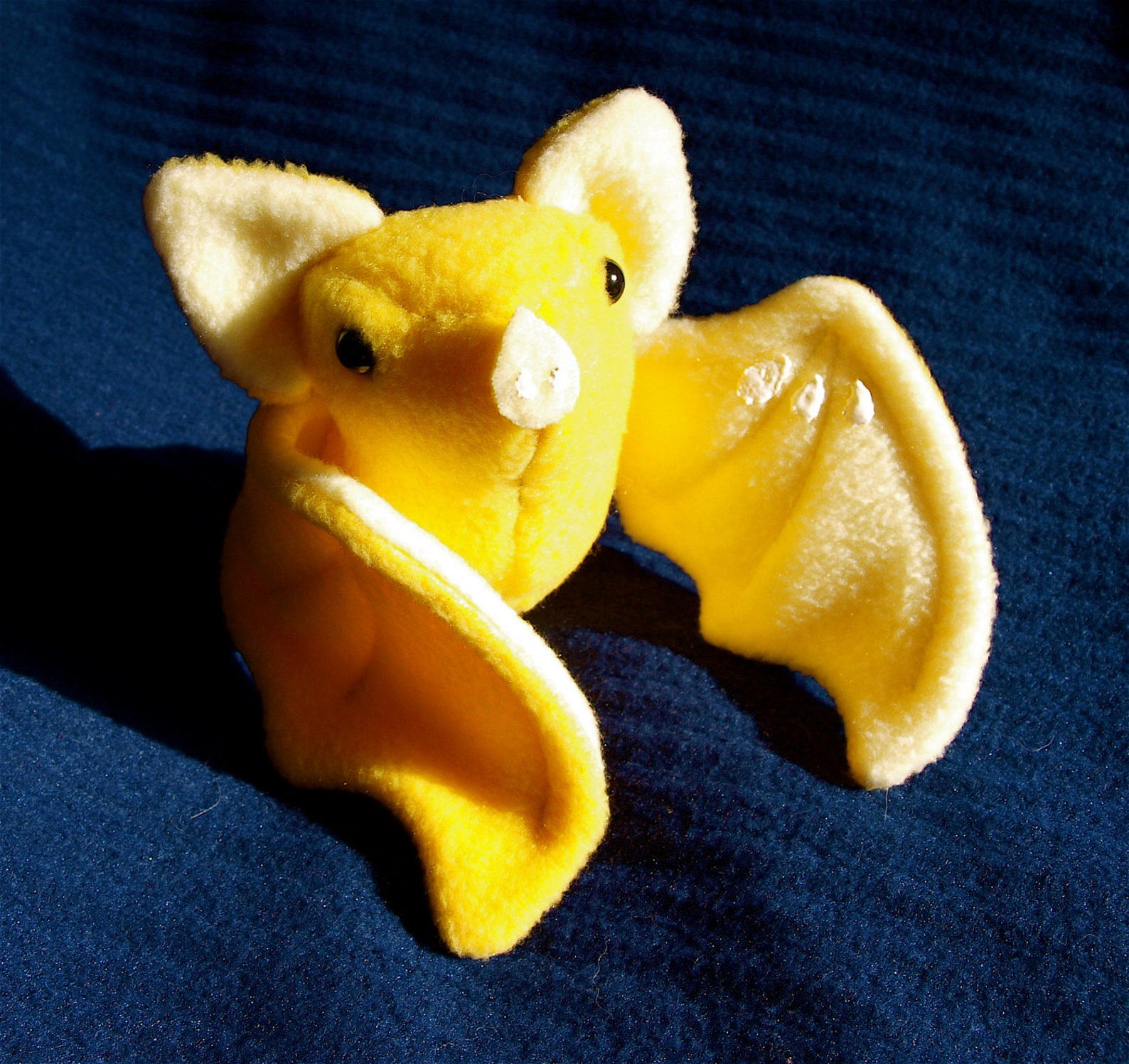 Lemon Fruit Bat Plushie - Kawaii Yellow Bat - Etsy