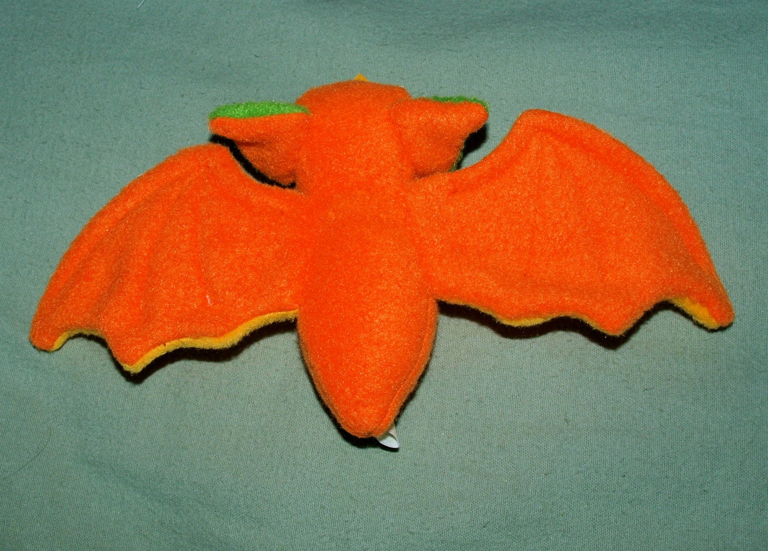 Fruit Bat Plushie - Mandarin Orange Bat, Bat Plush, Bat Plushie, Bat ...