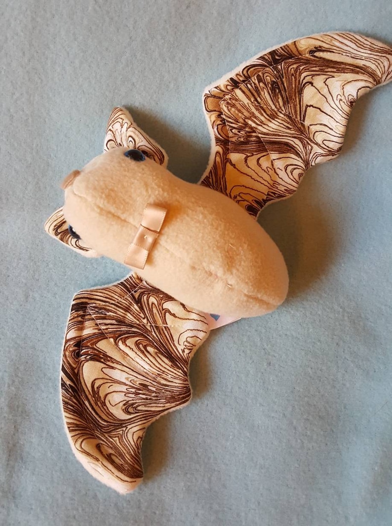 Wings of an Angel Bat Plushie Parody of Aziraphale - Etsy