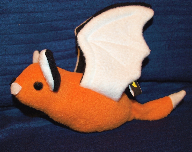 Flying Fox Bat Plushie Plush Fox Bat Kawaii Bat Anime | Etsy