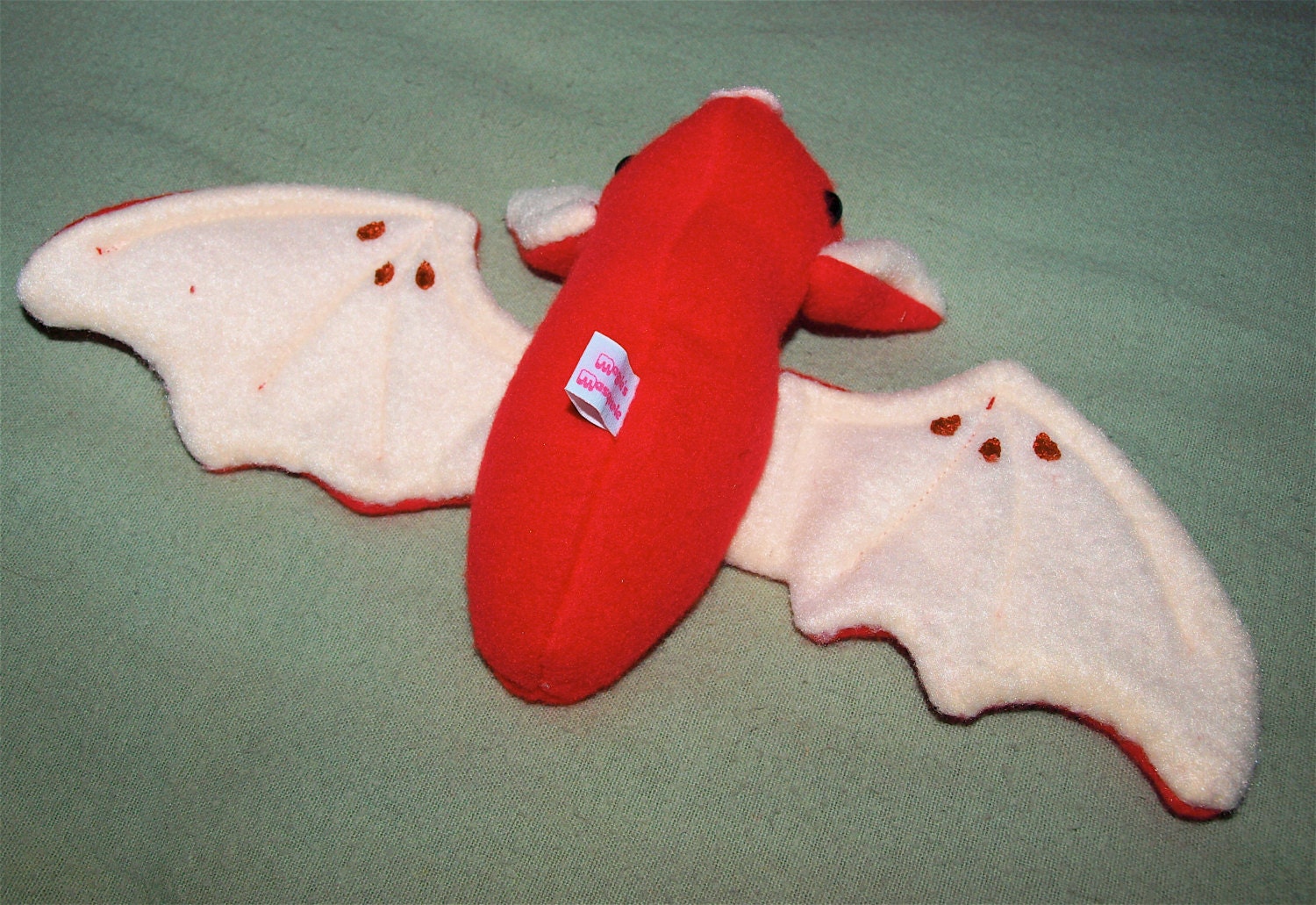 Fruit Bat Plushie Red Apple Bat Kawaii Bat Plush | Etsy