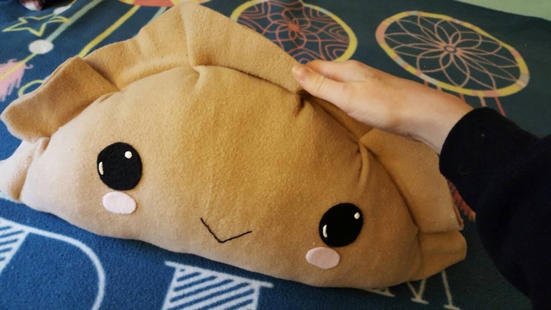 Potsticker Pillow dumpling plushie plush food asian | Etsy