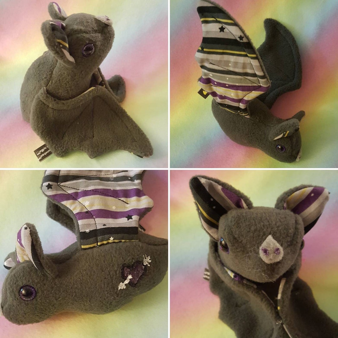 Non-binary Pride Bat Plush - Etsy