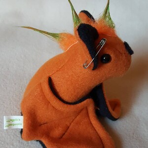 Punk'n Bat the Punk Pumpkin Plushie With Glow in the Dark Anarchy ...