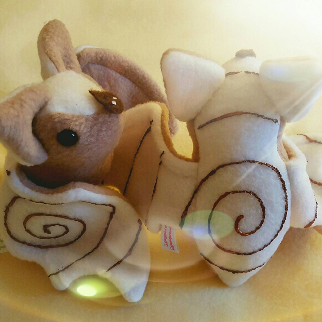 Kawaii Cinnamon Roll Bat Plush – Whimsical Plushie Toy - Etsy