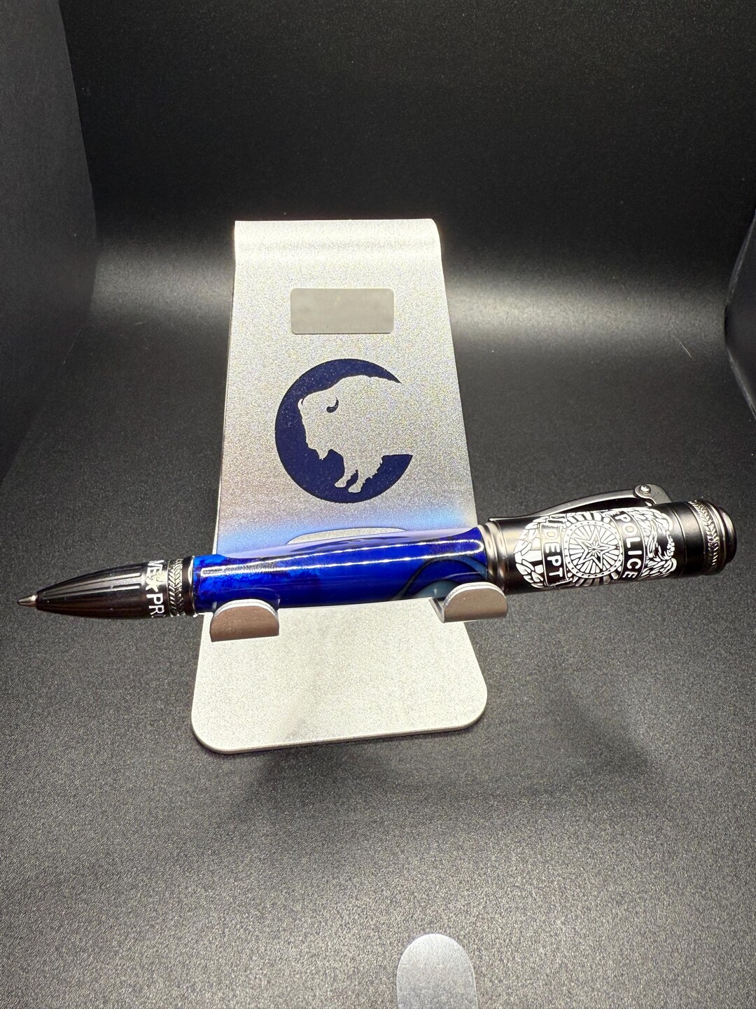 Handcrafted Thin Blue Line Pen – Custom Police Design for Long-lasting ...