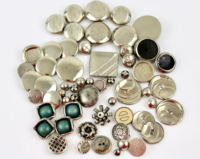 Vintage Glass Buttons Lot 39 Mixed Flat Top Crystal Buttons MB76 - Etsy