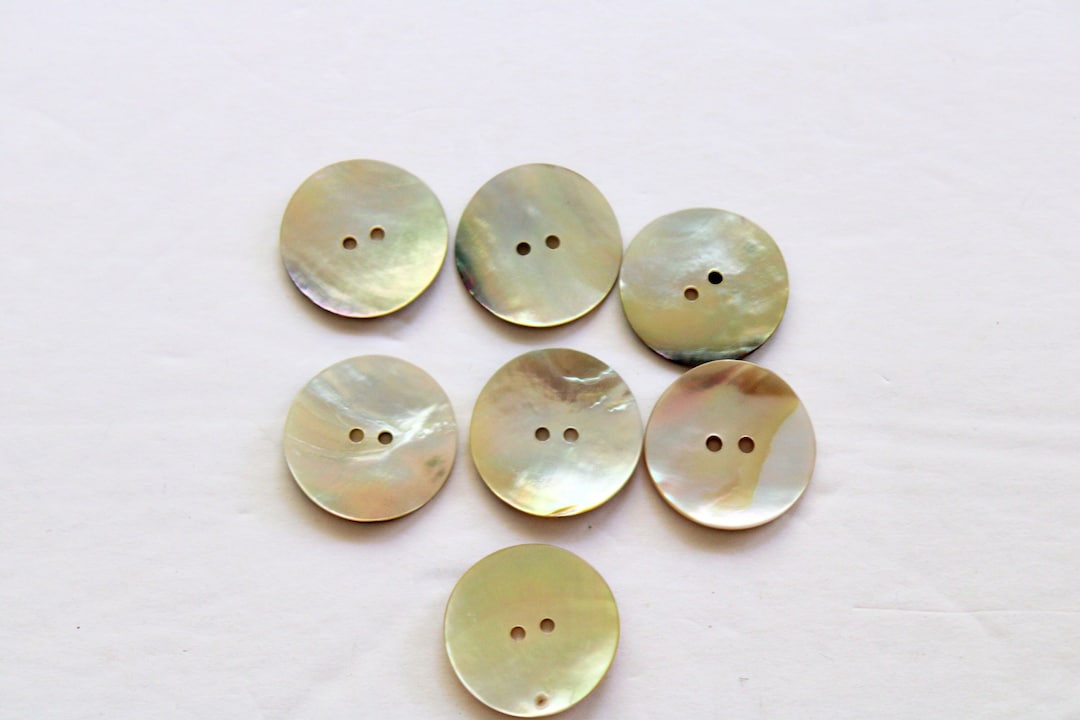 Vintage Abalone Buttons Set 7 Matching Thin Shell Buttons MB268 - Etsy