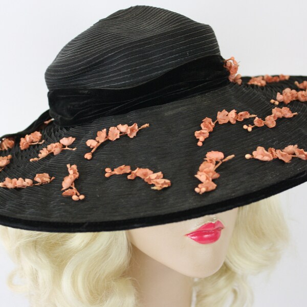 Cartwheel Hat - Etsy