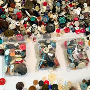 Vintage Mixed Button Lot Plastic Pearl Metal Buttons MB274 - Etsy