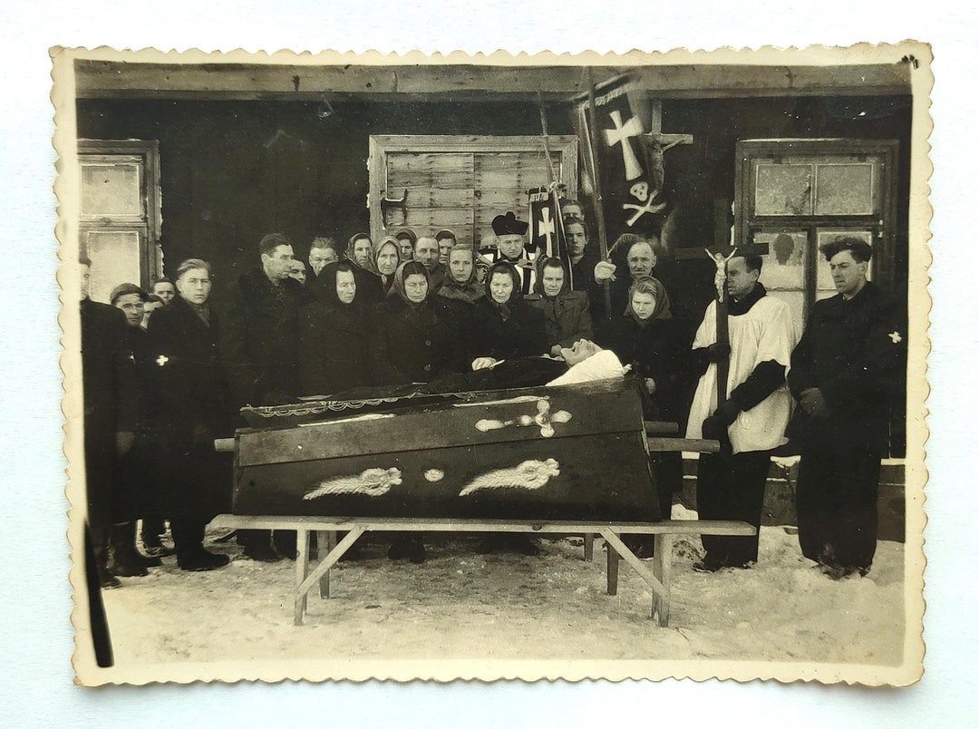 Vintage Funeral Photography | Eastern Europe Church Burial - Etsy