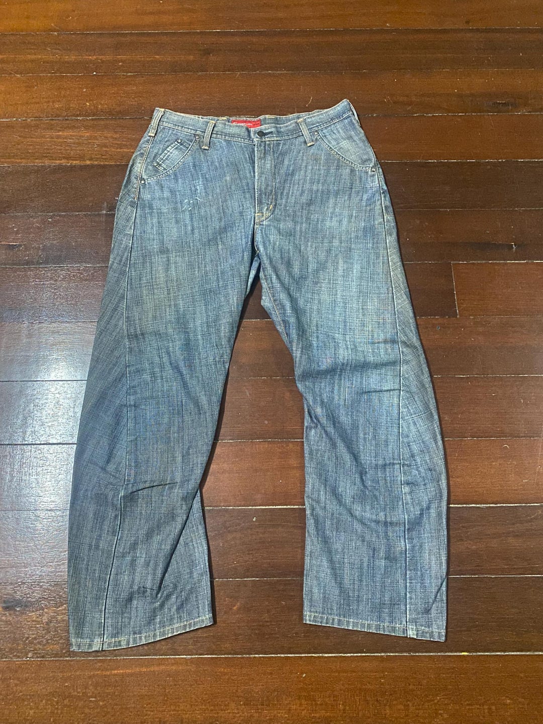 Vintage Wide Leg Jeans Edwin E Function Loose Denim Jnco Y2k - Etsy