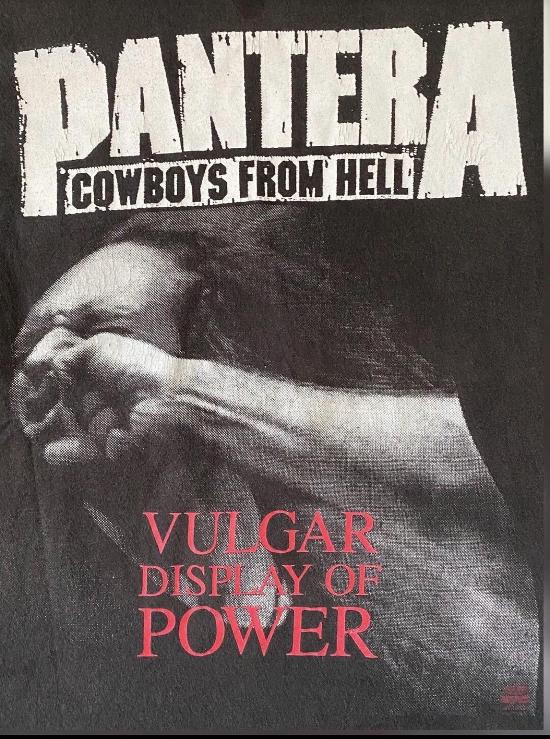 Fire Vintage 90s PANTERA Vulgar Display of Power Strong Than All - Etsy