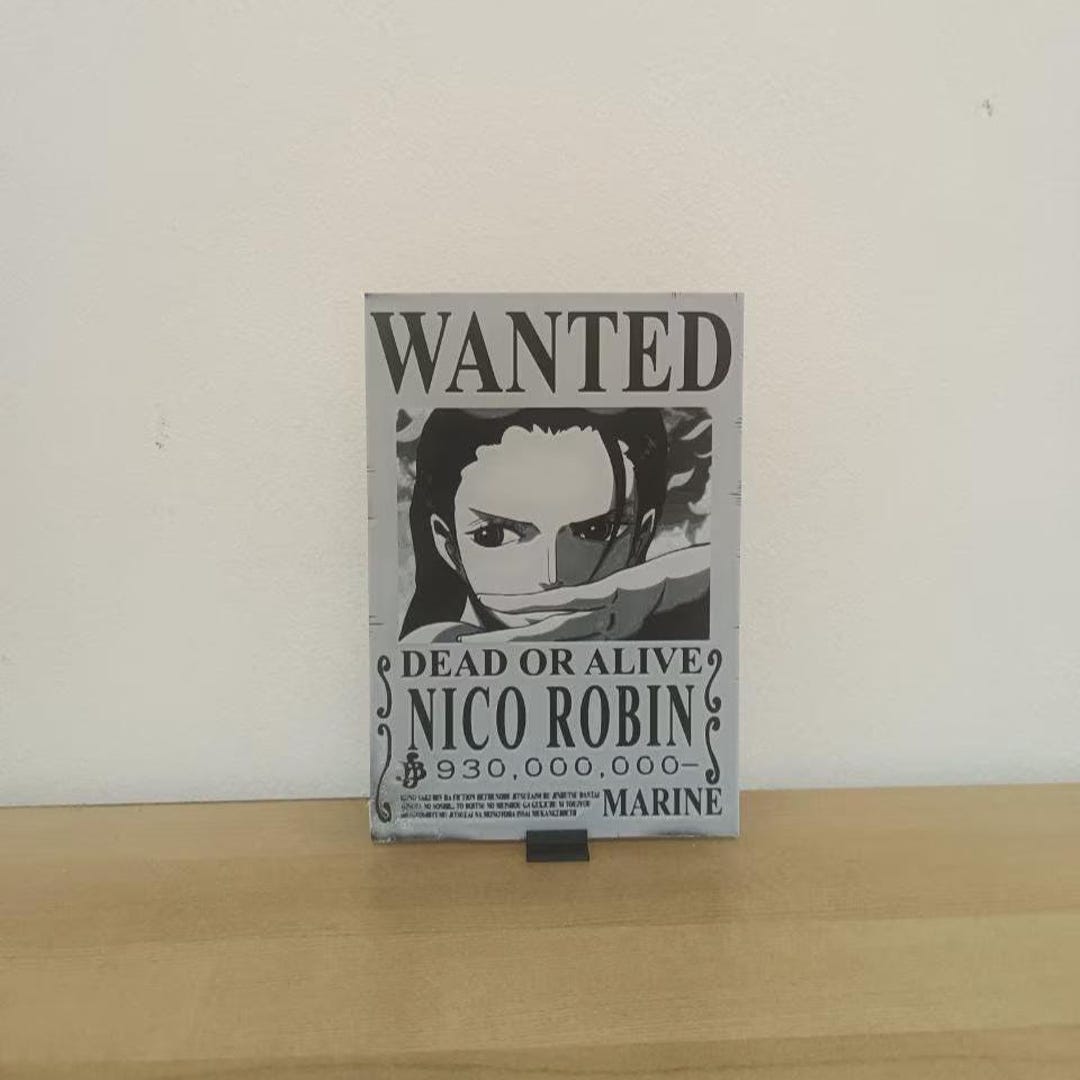 One Piece Decoration - 3D Print - Nico Robin - Etsy