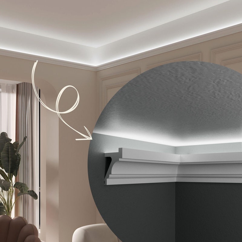 Ceiling Led Molding - Etsy