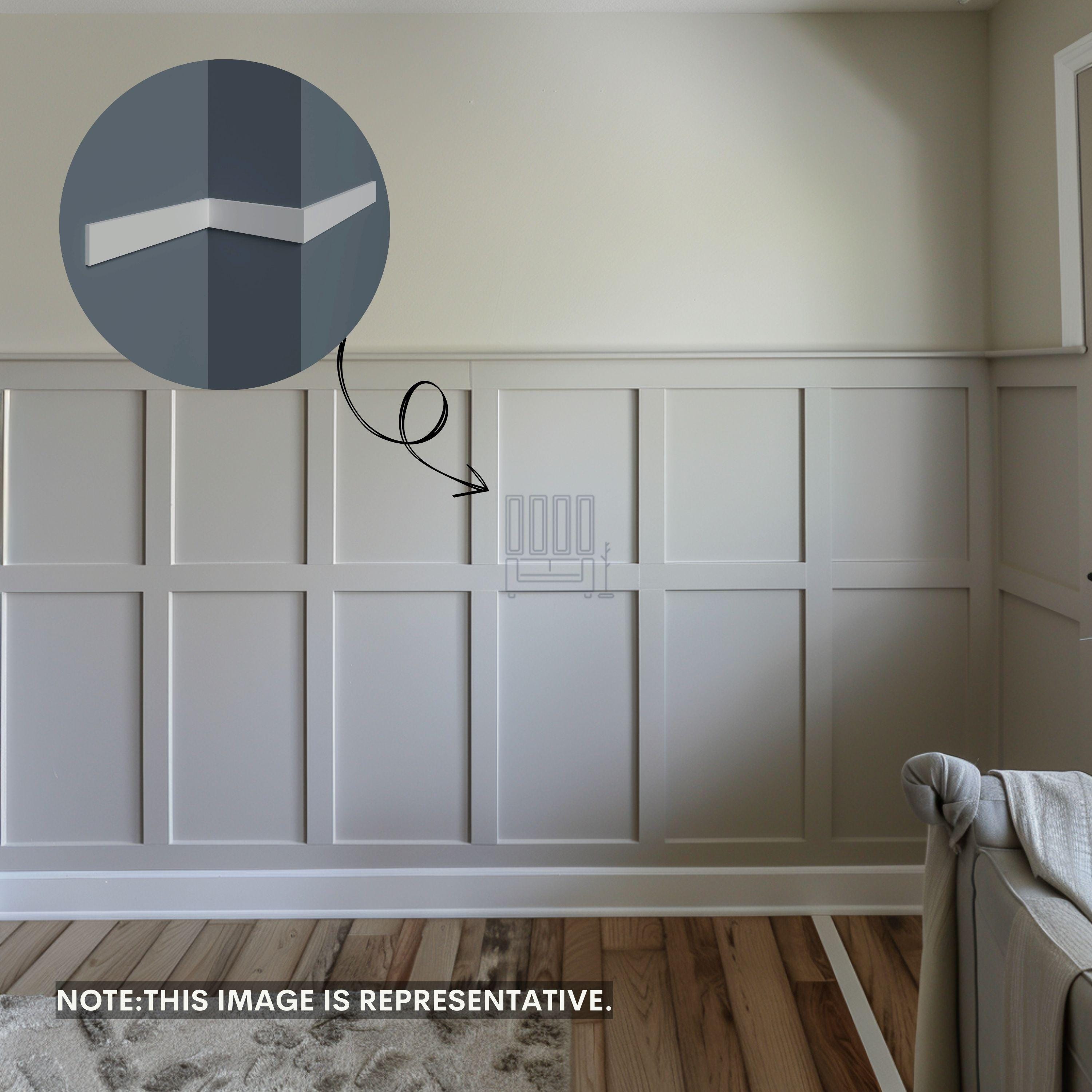 Accent Wall Panels Weysat MDF Board And Batten Wall Panel Kit 94.5in X ...