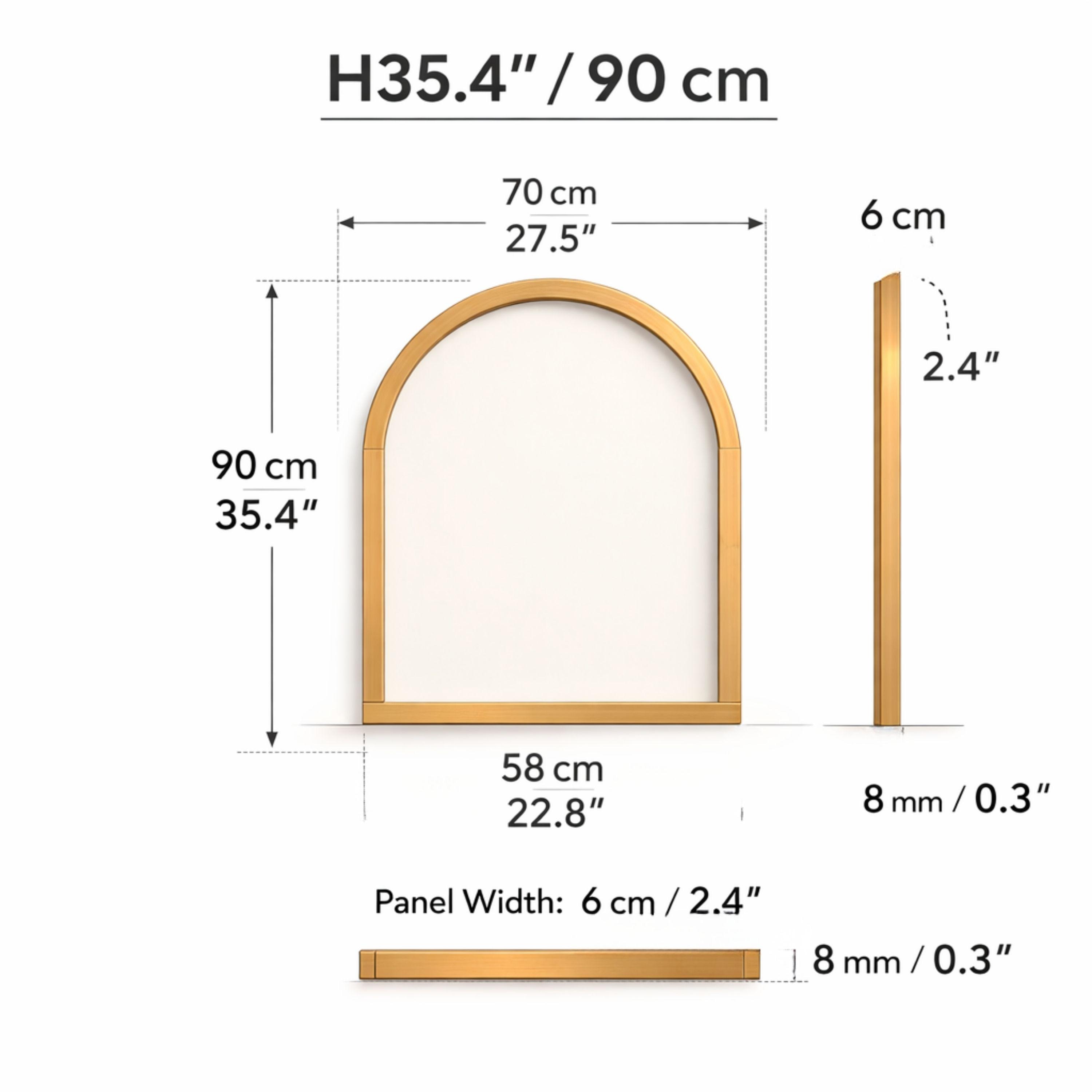 Arch Wall Panels, W2.4'' MDF Wall Moulding Kit, Paintable Molding - Etsy