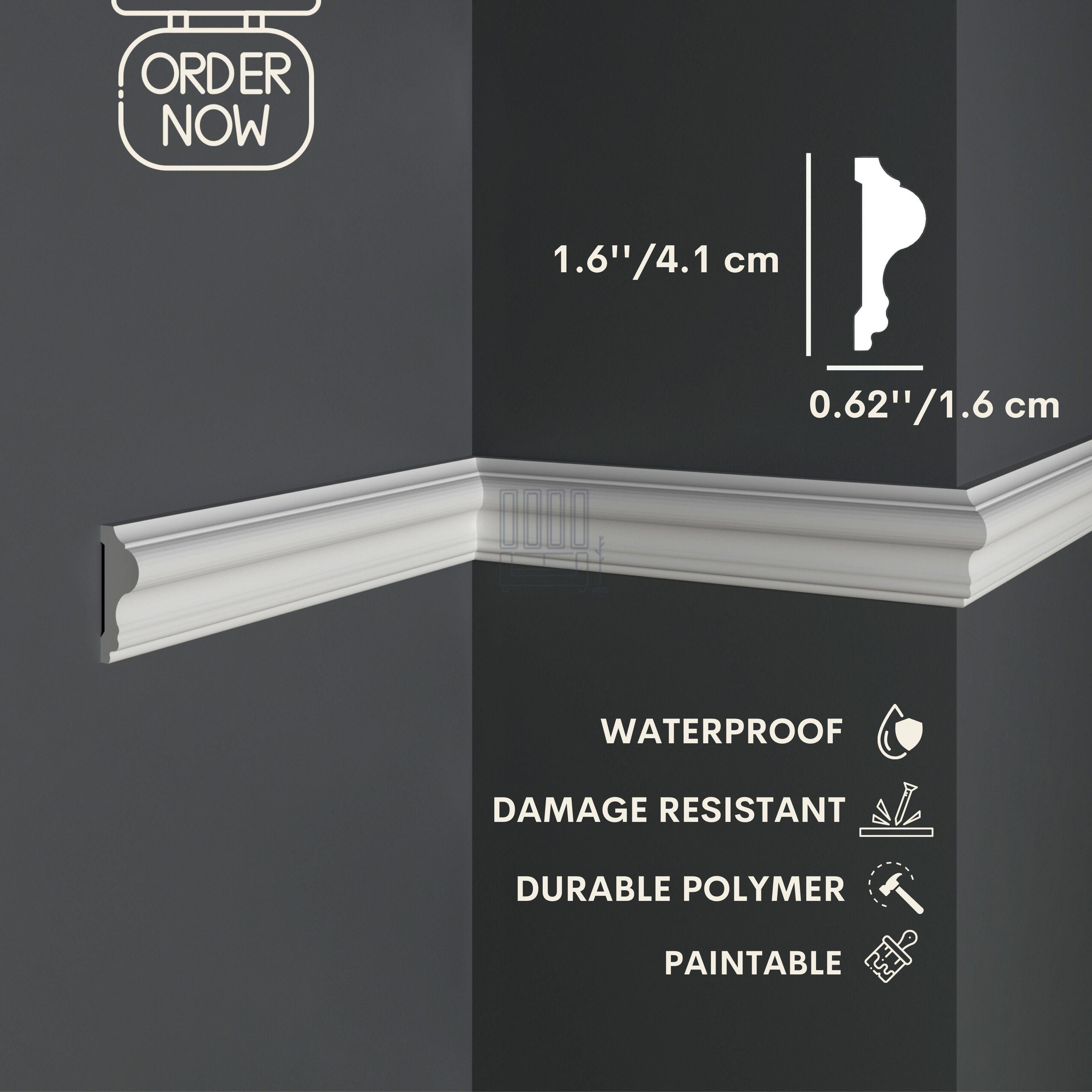 Half Wall Molding Kit, Frame Set Accent Wall Design, DIY Wainscoting ...