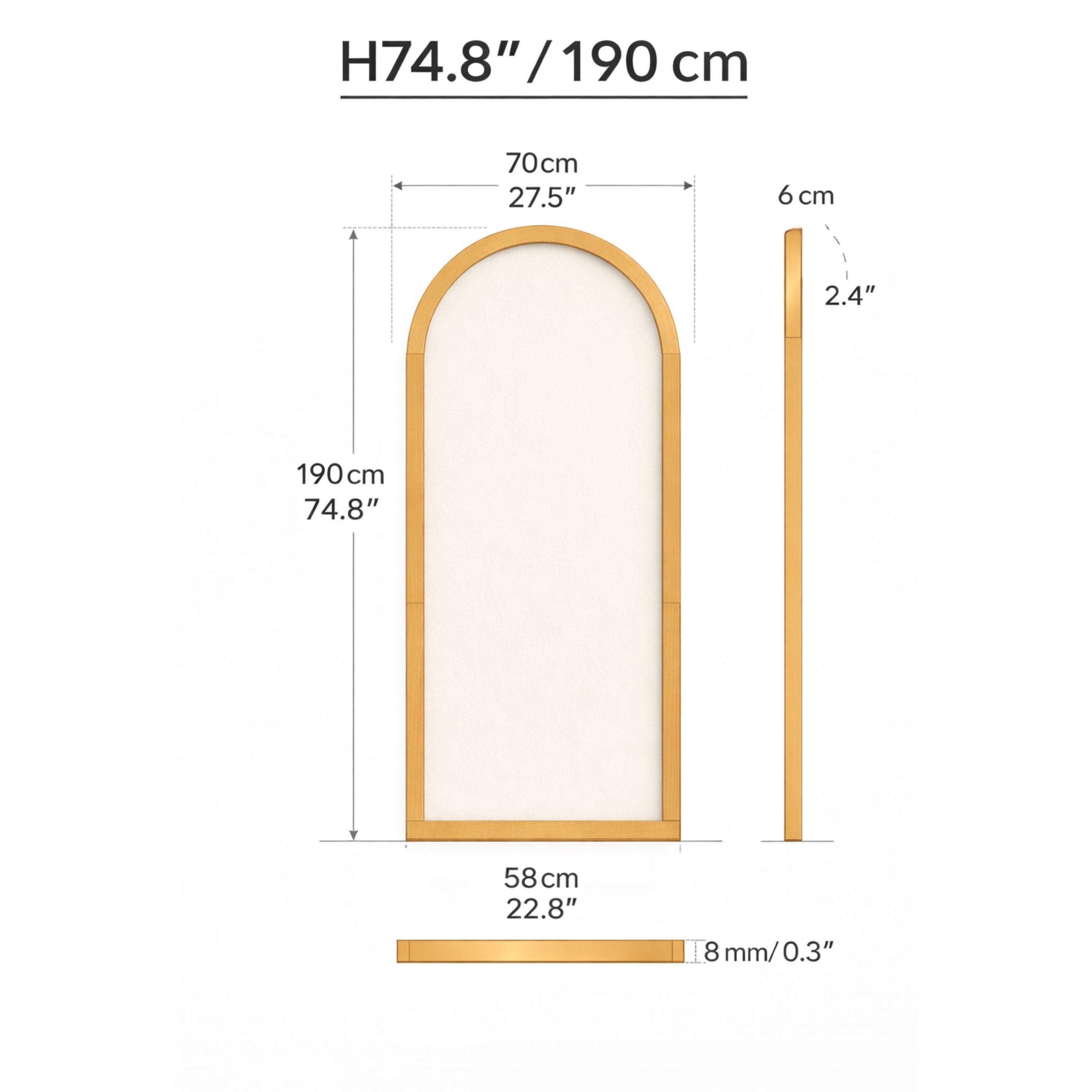 Arch Wall Panels, W2.4'' MDF Wall Moulding Kit, Paintable Molding - Etsy
