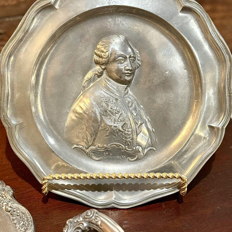 Pewter 18th Plate - Etsy