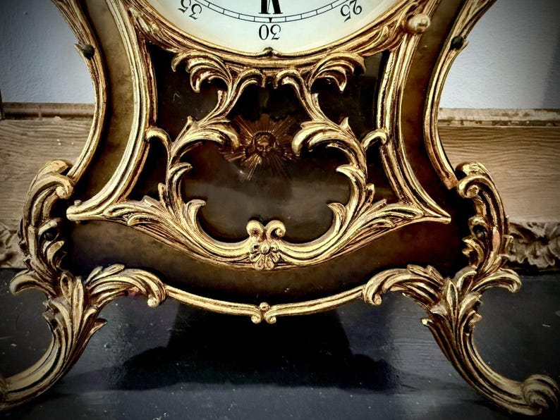 Antique SCHMID Large German Table Clock BREATHTAKING! Excellent ...